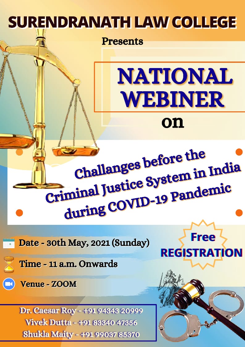 Surendranath Law College ::NATIONAL WEBINAR